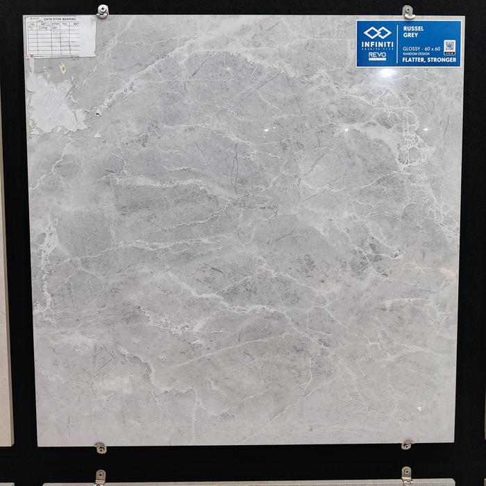 Jual Granit Lantai Glazed Polish 60x60 Infinity Russel Grey - Kab. Jepara - SWALAYAN UD LUTHFI ...