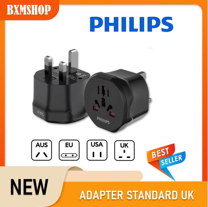 Promo Philips Steker Travel Adaptor Universal Over Steker Colokan Stop ...