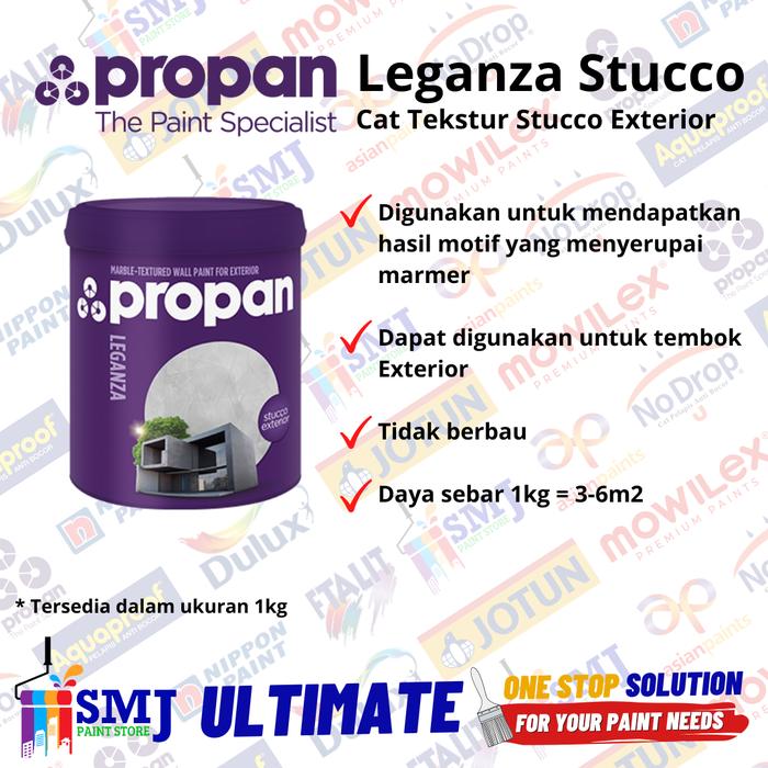 Jual Cat Tembok Tekstur Motif Marmer PROPAN LEGANZA STUCCO EXTERIOR STE ...