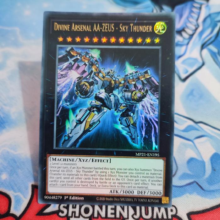 Jual yugioh Divine Arsenal Aa-Zeus - Sky Thunder MP21-EN195 Ultra rare ...