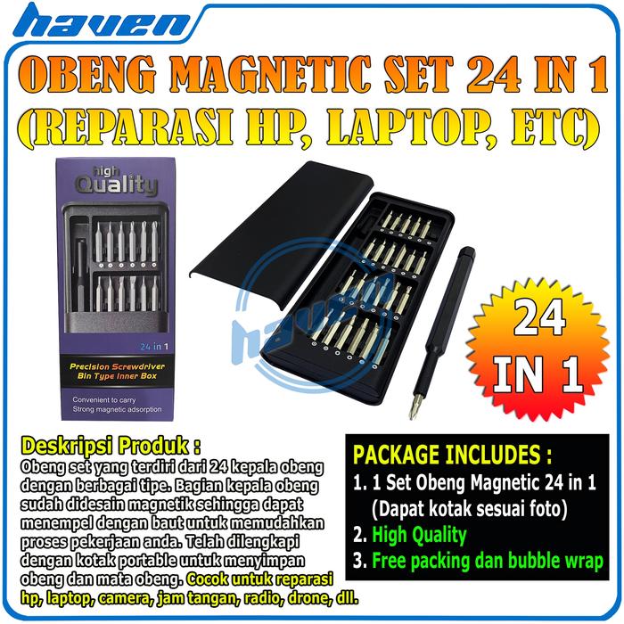Promo Obeng Set 115 In 1 HP Full Set Lengkap Original / Obeng Hp Full ...