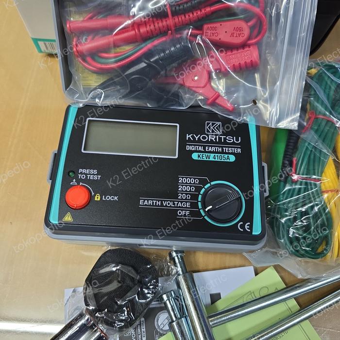 Jual KYORITSU 4105A Digital Earth Grounding Tester ( Megger Tanah ...