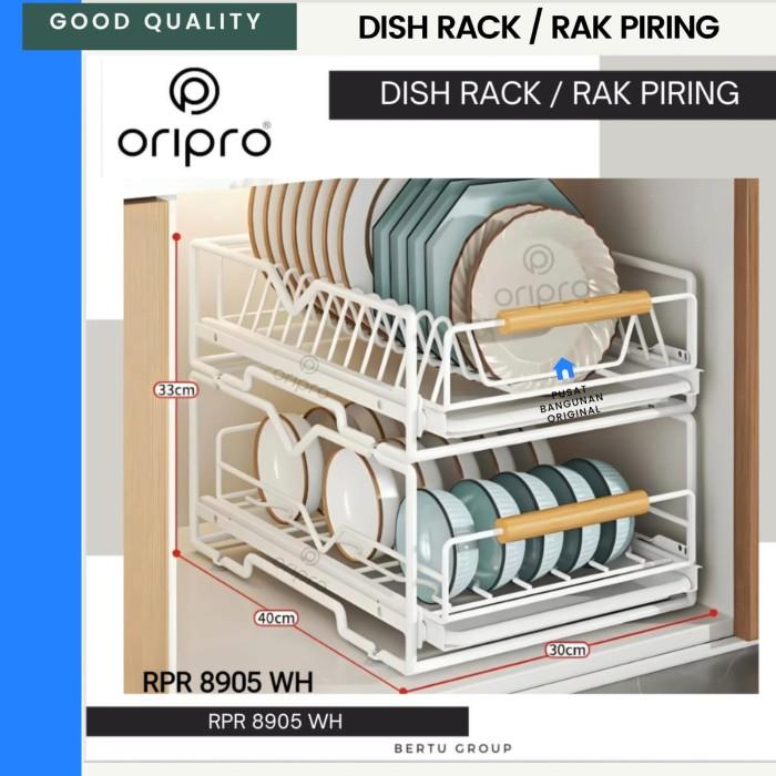 Jual RAK PIRING KITCHEN SET BLACK HITAM STAINLESS TEMPAT BUMBU DAPUR ...