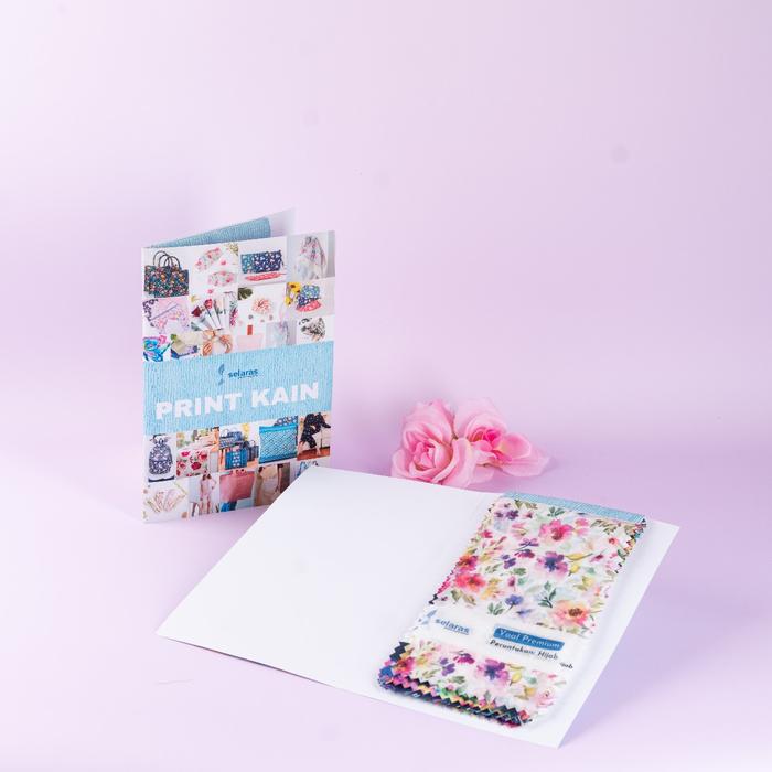 Jual Buku Katalog Kain Bahan Sample Kain Selaras Printing - Jakarta ...