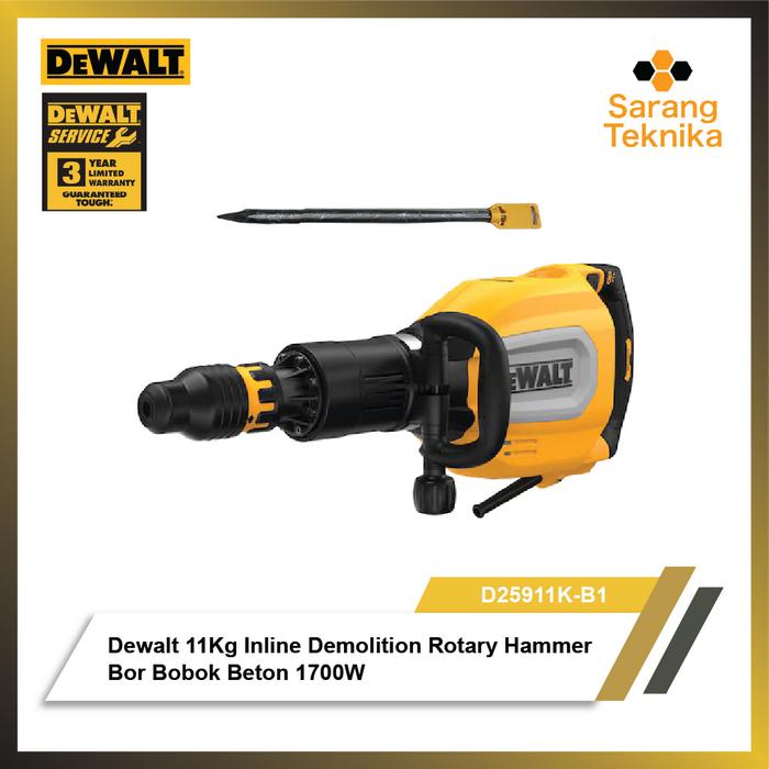 Jual Dewalt D25911K 11Kg Demolition Rotary Hammer Bor Bobok Beton 1700W ...