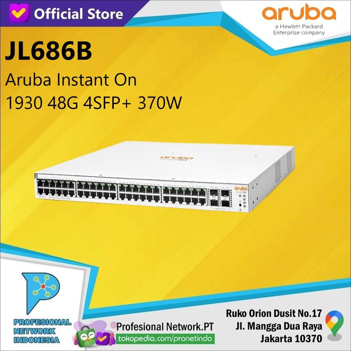 Promo HPE Aruba Instant On 1930 48G Class4 PoE 4SFP/SFP+ 370W Switch ...