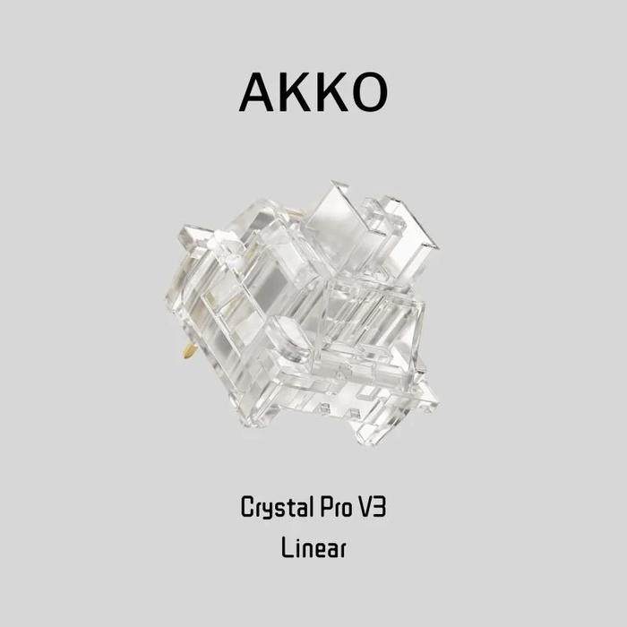 Jual AKKO V3 Crystal PRO Linear Switch Mechanical Keyboard - Jakarta ...