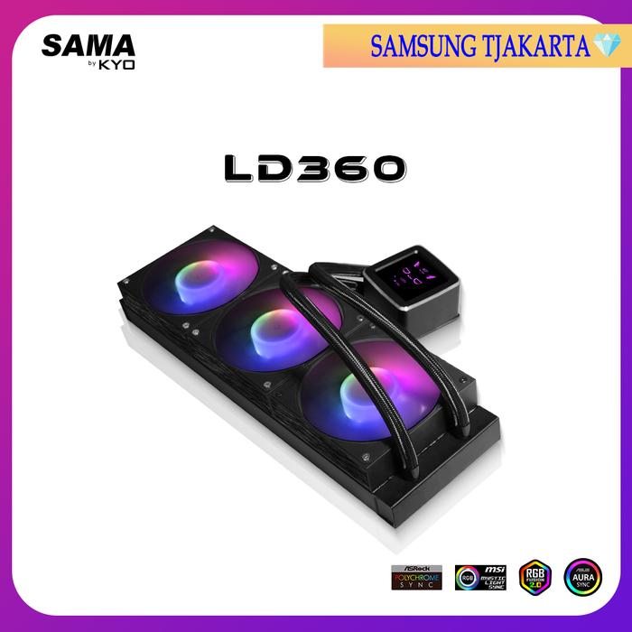 Jual KYO SAMA LD360 2.8" inch ARGB AIO Liquid Cooling LCD DISPLAY AIO ...
