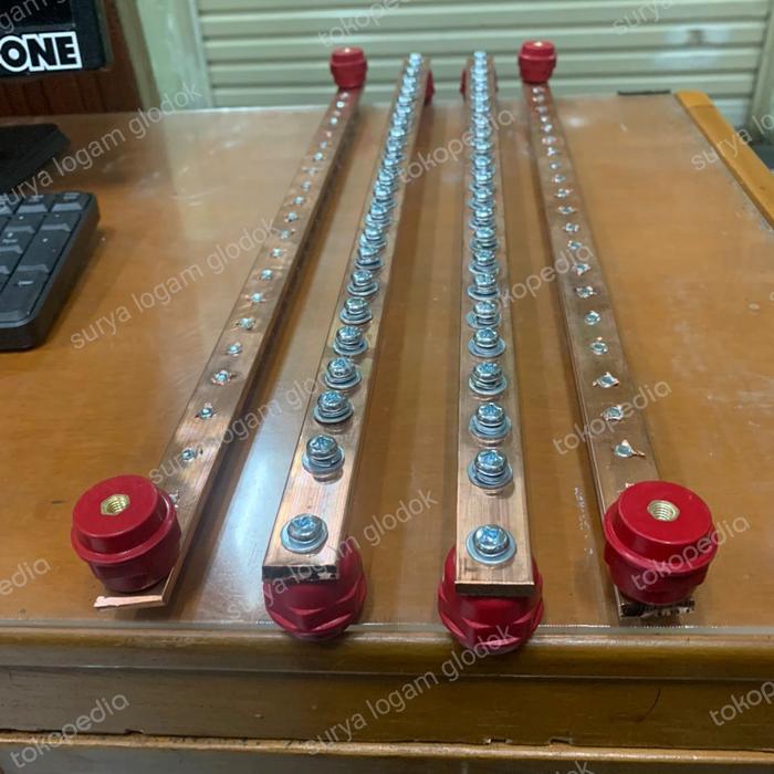 Jual Busbar tembaga 5mm x 20mm x 500mm Busbar custom - Jakarta Barat ...