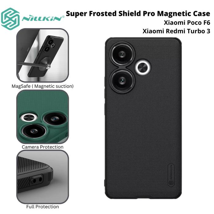 Jual Nillkin Super Frosted Shield Pro Magnetic Case Xiaomi Poco F6 ...