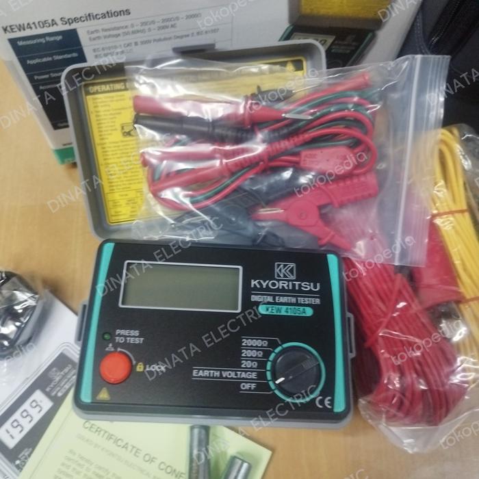 Jual KYORITSU 4105A Digital Earth Grounding Tester - Jakarta Pusat ...