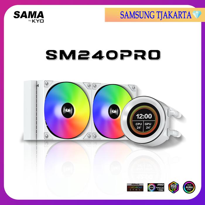 Jual KYO SAMA SM240PRO 2.8" inch ARGB AIO Liquid Cooling LCD DISPLAY ...