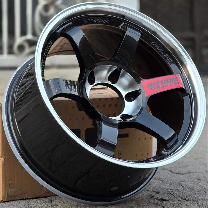 Promo Velg Mobil JF Luxury TE37 SL R18 Lebar 9 ET 0 Flow Forming PCD 6x139 EJ Titan Lips Polish ...