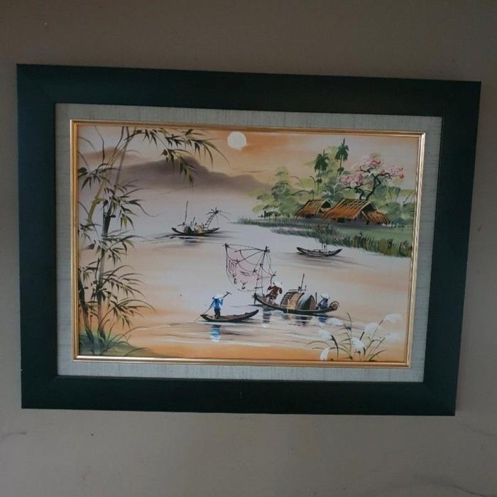 Jual Lukisan Pemandangan Painting Artwork Art Work Paint Gambar Picture ...