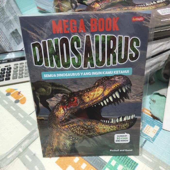 Jual original buku Mega book dinosaurus(semua dinosaurus yang ingin ...