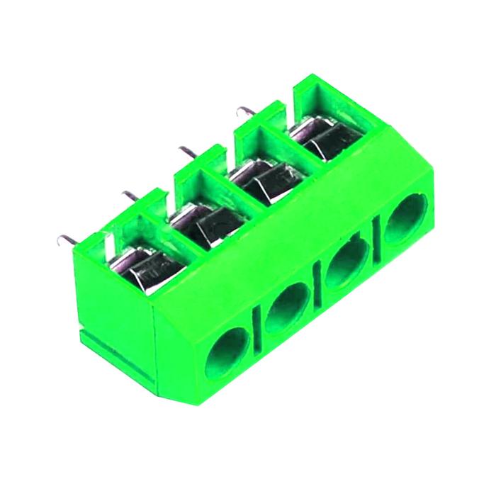 Jual Terminal Block Biru 4pin Screw Connector pitch 5.0mm 250V 16A ...