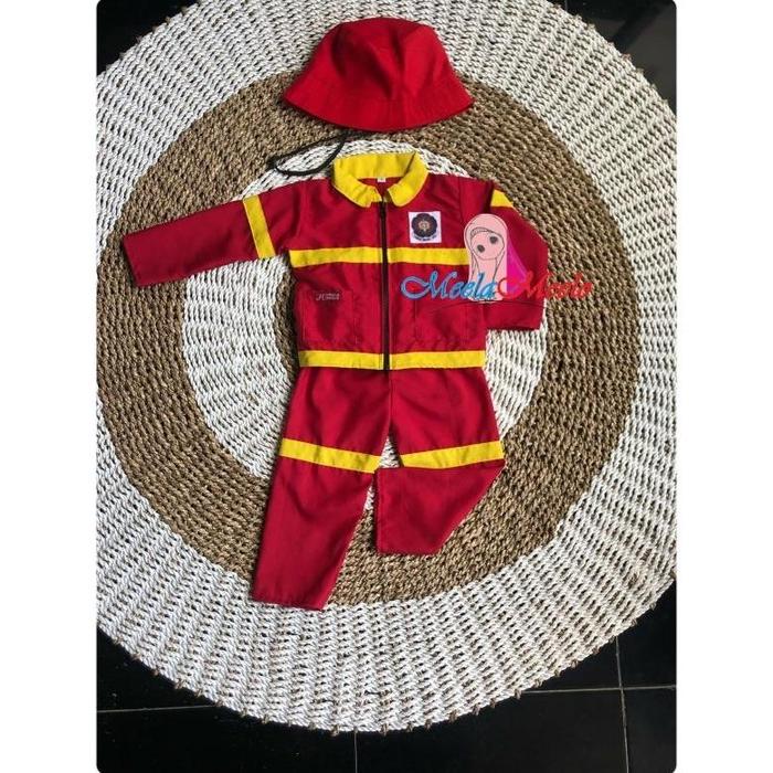 Jual READY!! !!! PROFESI ANAK DAMKAR PEMADAM POLISI TNI KOSTUM KARNAVAL ...