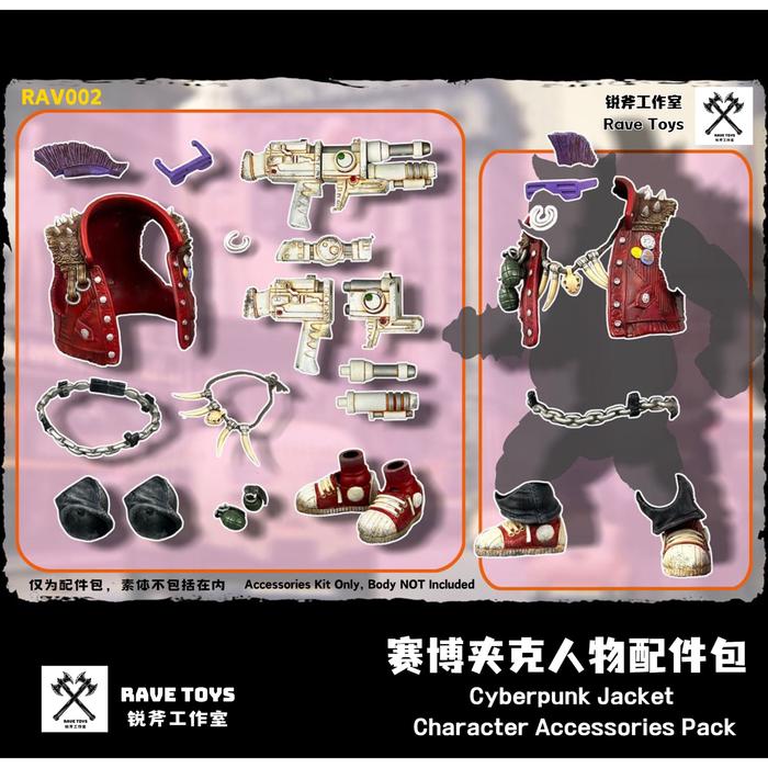 Jual Rave Toys RAV002 1/12 Cyberpunk Accessories Pack - Jakarta Timur ...