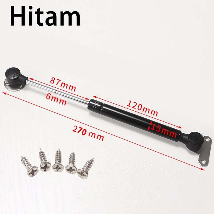 Jual 100N Engsel Hidrolik Kitchen Set Hidrolik Gas Spring Stainless ...