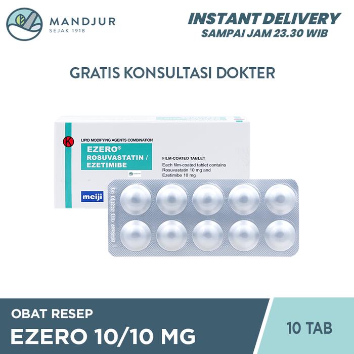 Jual Ezero 10/10 mg 10 Tablet / Obat Kolesterol / Lemak Darah - Jakarta ...