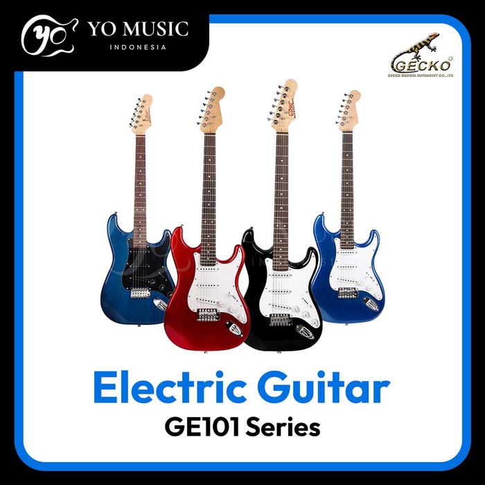Jual Gitar Elektrik Gecko GE-101 Strat Electric Guitar Cecko Original ...