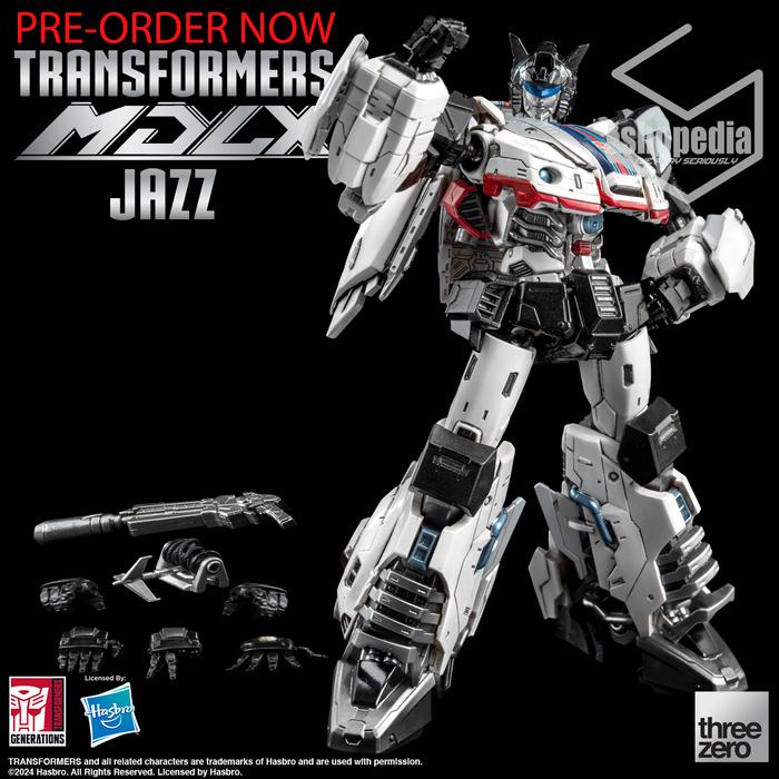 Jual Threezero MDLX Jazz Transformers G1 Toys Robot Scale with Studio Series SS Action Figure ...