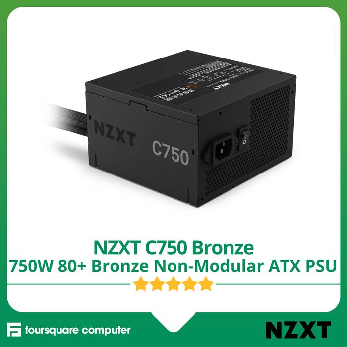 Jual PSU NZXT C750 Bronze 750 Watt 80+ Bronze ATX Power Supply 750W ...