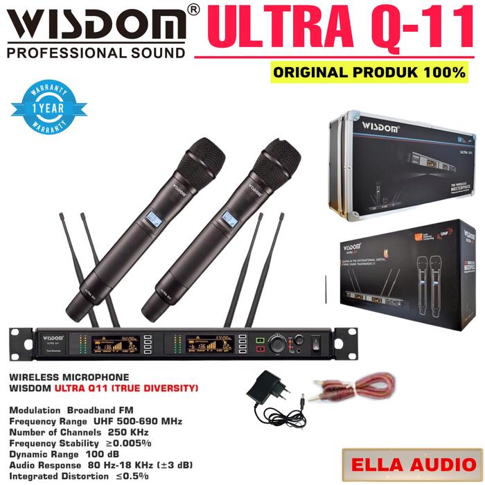 Jual wisdom q11 microphone wireless - Hitam - Jakarta Pusat - ELLA ...