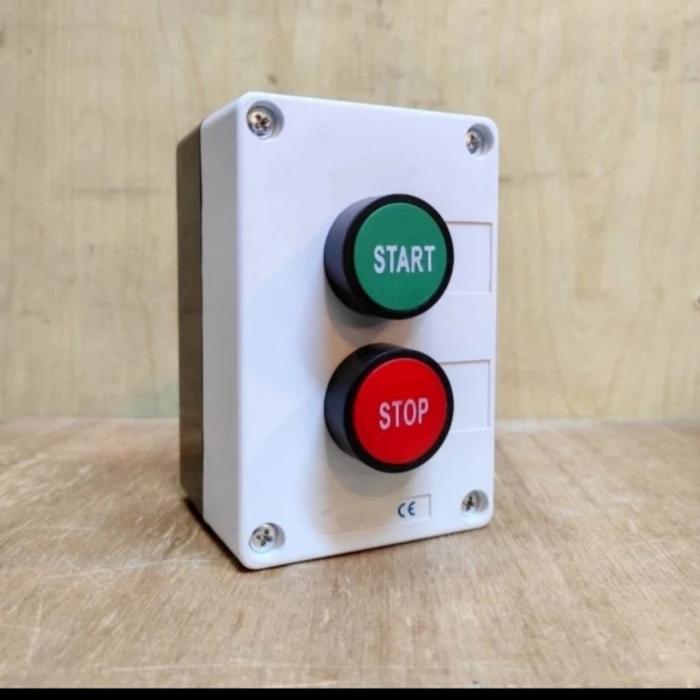 Jual Box Control 22mm 2 Lubng + Push Button Stop dan push button Star ...