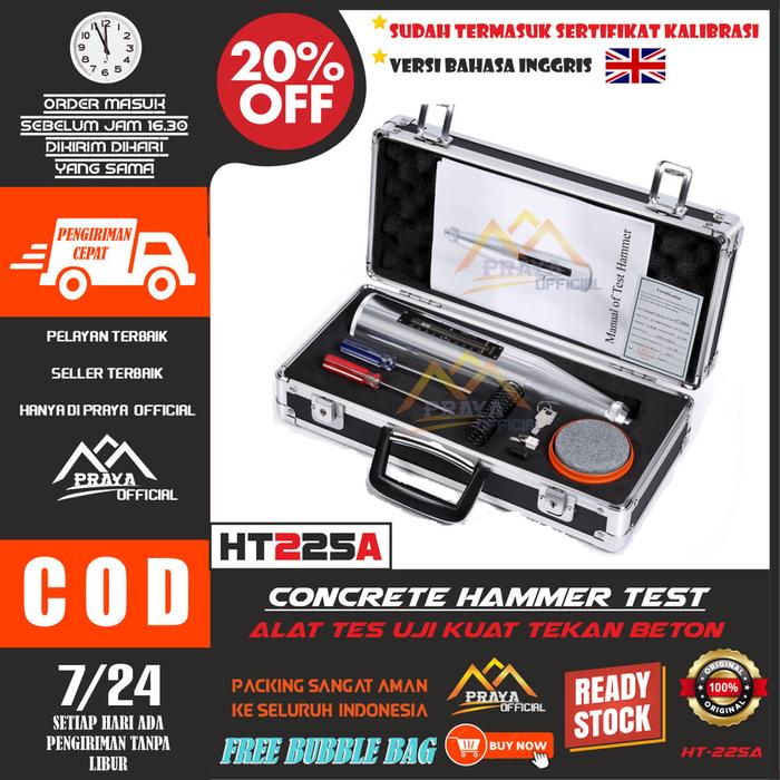 Jual HT225A - CONCRETE HAMMER TEST / ALAT TES UJI TEKAN BETON - HT-225A ...