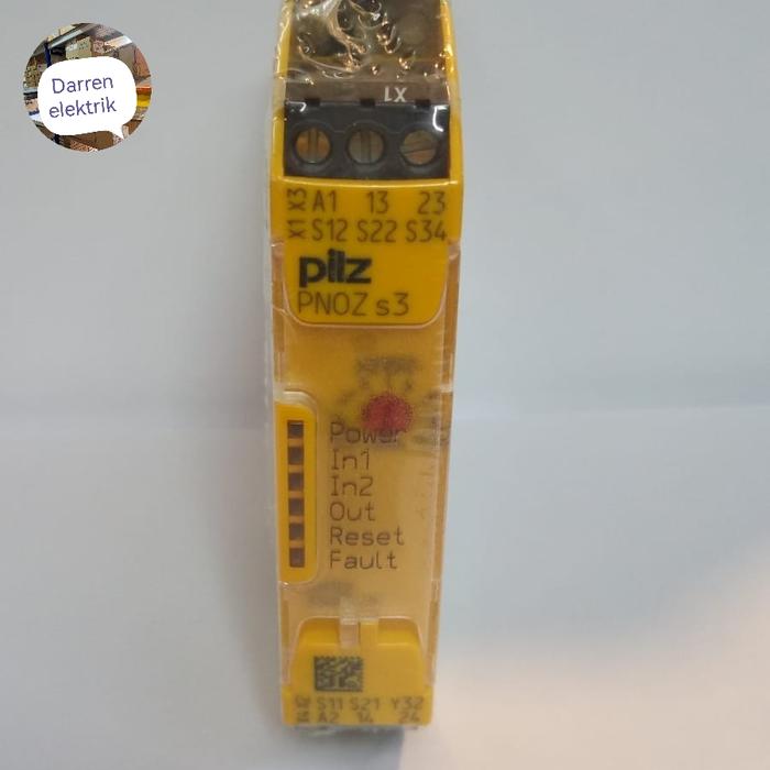 Jual pilz safety relay PNOZ S3 24VDC 2N/O,part 750103 - Jakarta Barat ...