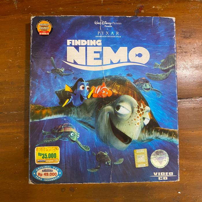 Jual Finding Nemo Disney Pixar 2003 CD VCD Kaset Original Movie Rare ...