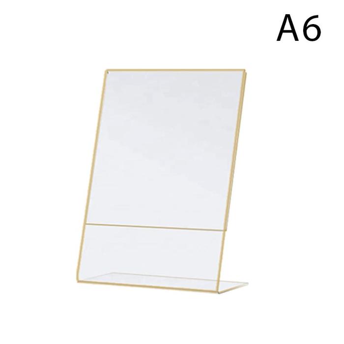 Jual Display Menu Akrilik Stand Menu Akrilik Tempat Brosur Akrilik ...