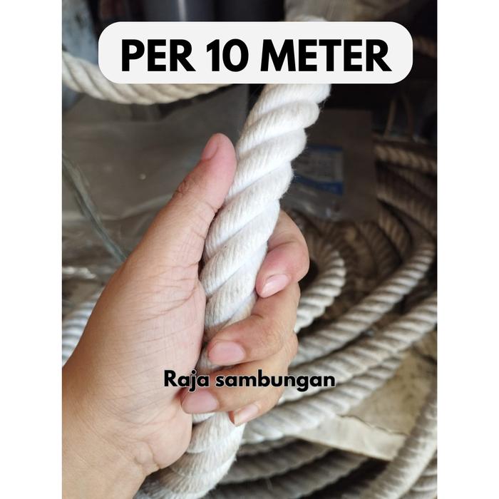 Jual Per 10 meter Tambang Guralon 24 mm Tali Pramuka Kapal Panjat ...