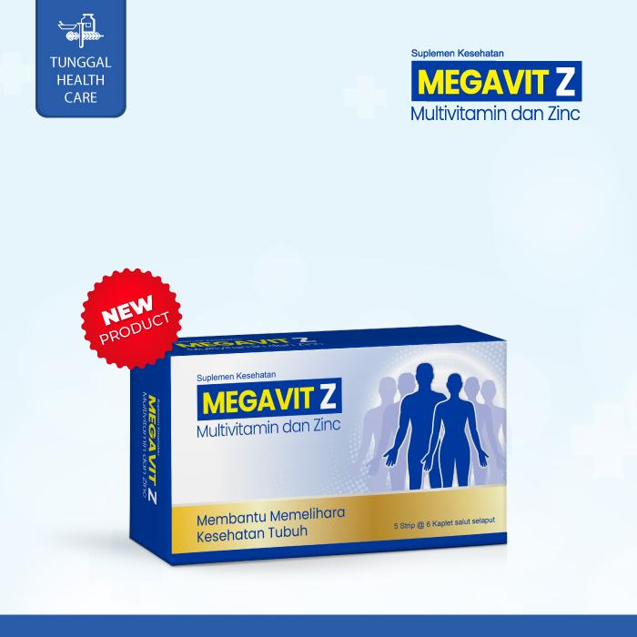 Jual Tunggal Health Care MEGAVIT-Z - Suplemen Kesehatan Multivitamin ...