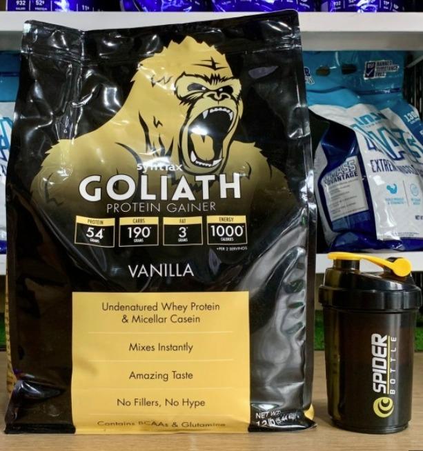 Jual SYNTRAX Goliath 12 lbs Mass gainer Suplemen Protein Fitness 12lbs ...