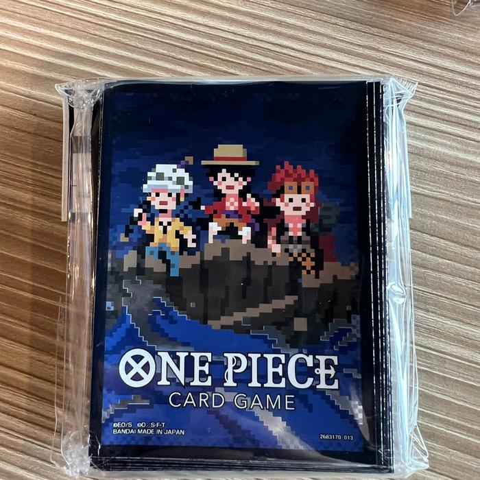 Jual One Piece Card Game Official Card Sleeves 6 Law Perona Three Captains Pixel One Piece Logo ...