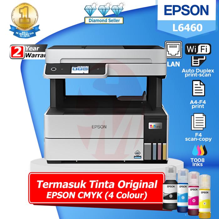 Promo Printer Epson L 6460 All in One Print Scan Copy Wifi ADF Duplex ...