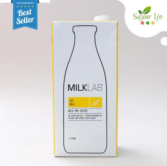 Promo MILKLAB Soy Milk 1 LITER / Pack Fresh Susu Nabati Segar Kacang Kedelai Premium For Coffee ...