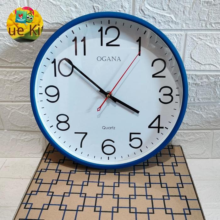 Jual JAM DINDING OGANA 901T JUMBO D.30cm Hadiah - Biru - Kab ...