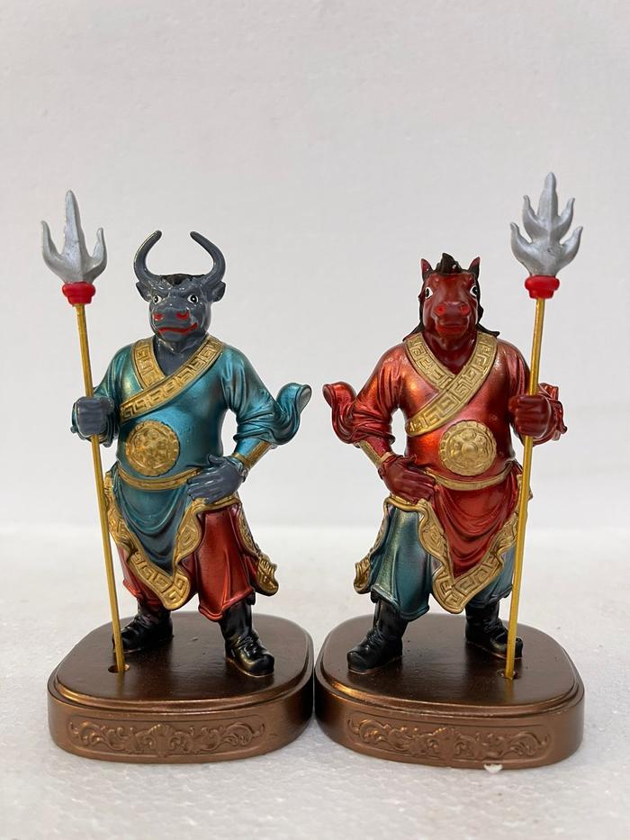 Jual patung dewa Niu dou ma mian / gu Tao be bin / kepala kuda kerbau ...