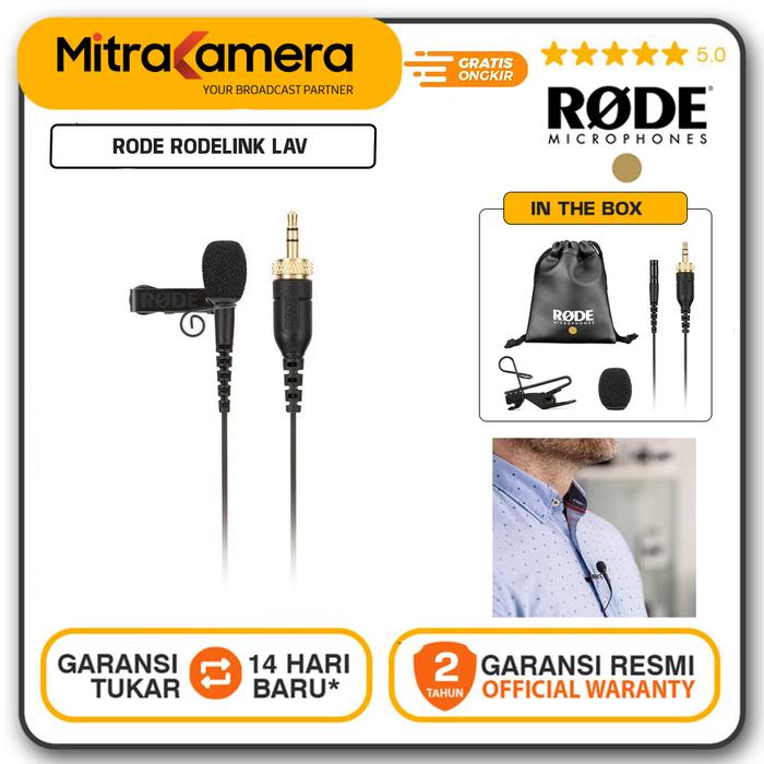 Jual RODE RODELink Lav Professional Lavalier Microphone Garansi Resmi - Kota Yogyakarta ...