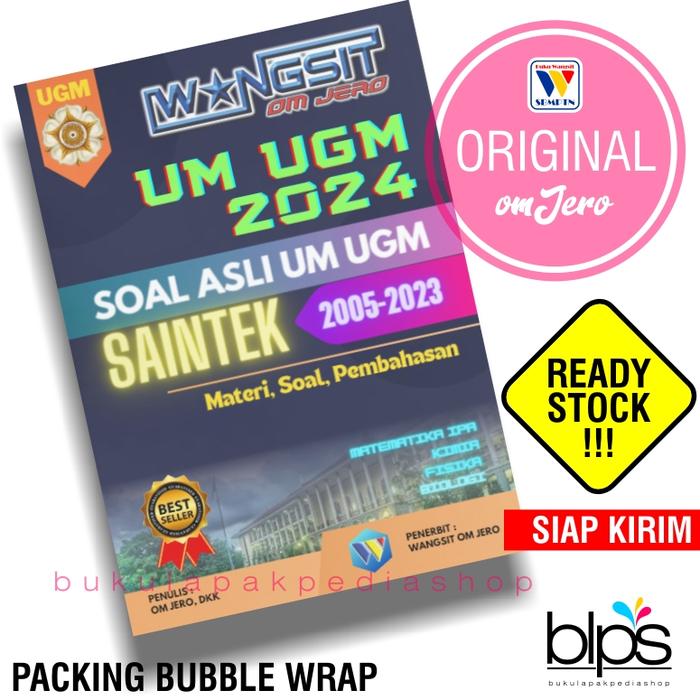 Jual Buku Wangsit UTUL UM UGM SAINTEK 2024 / Buku Wangsit 2024 - Kota Tangerang Selatan ...
