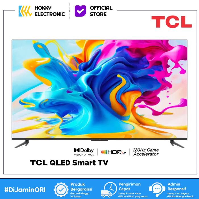 Promo TCL 55C645 Qled Smart Google TV 55" Inch 4K UHD HDR Dolby Vision ...