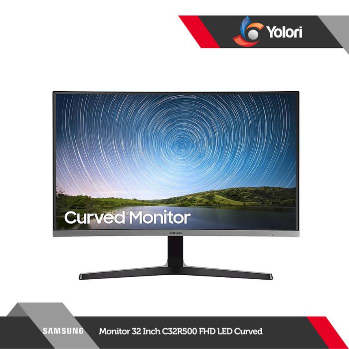 Promo Samsung Monitor 32 Inch C32R500 FHD LED Curved LC32R500FHEXXD ...