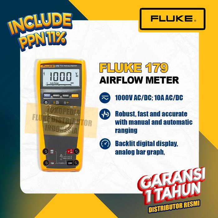 Jual Fluke 179/EJKCT True-RMS Digital Multimeter - Jakarta Barat ...