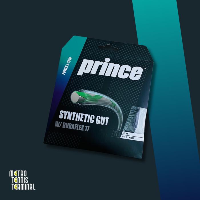 Jual Prince Synthetic Gut w/ Duraflex 17 String (Senar Raket Tenis ...