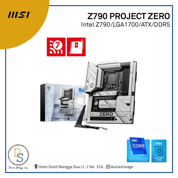 Promo MSI Z790 PROJECT ZERO | Intel Z790 LGA 1700 DDR5 ATX Motherboard ...