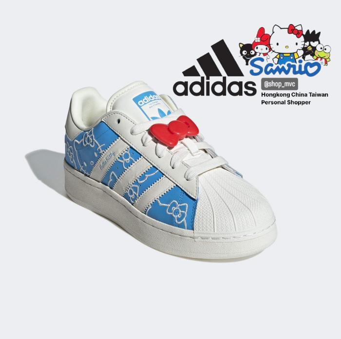 Jual Adidas Superstar Hello Kitty XLG Blue Burst IG4477 Authentic ...