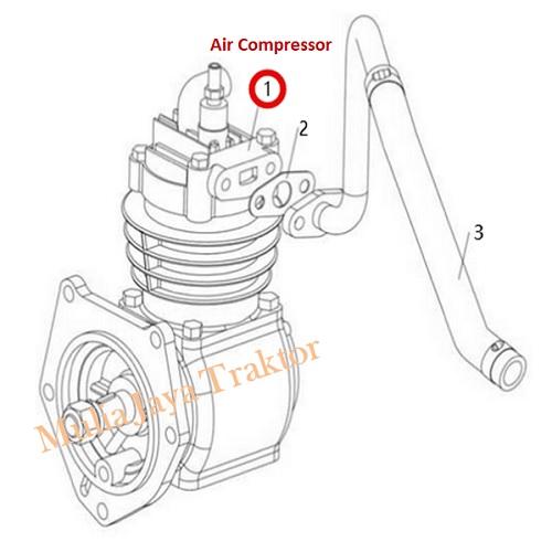 Jual Air Compressor Wheel Loader Liugong - CLG816C.YT-820C - Kab ...